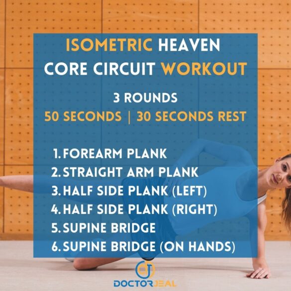 Isometric Heaven Core Circuit Workout - DoctorJeal